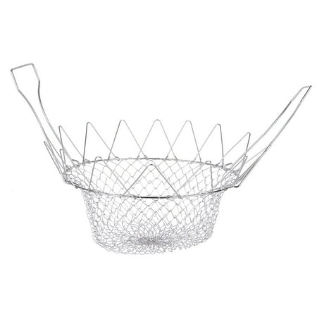 Peahefy Frying Net,Frying Basket,Foldable Frying Net Basket Cooking ...