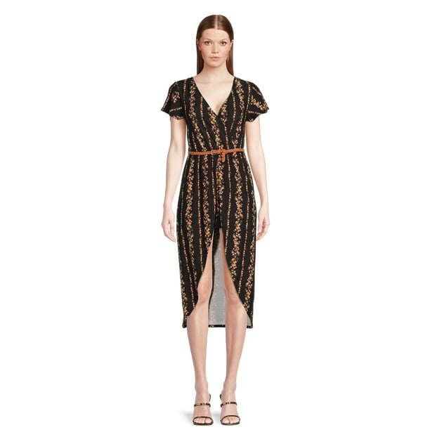 No Boundaries Juniors Walk Thru Dress - Walmart.com