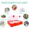 Plastic Creative Options Storage Containers with Adjustable Dividers ...