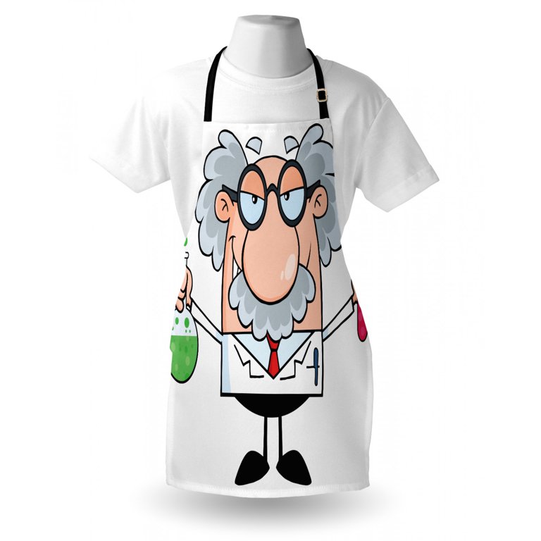Cartoon Science Apron