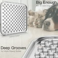 Feedoo Stainless Steel Dog Lick Mat Slow Feeder, Non-Slip, Dishwasher ...