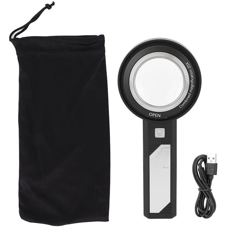 Magnifying Glass, 8X 20X Magnifying Glass Reading Magnifiying Glasses ...