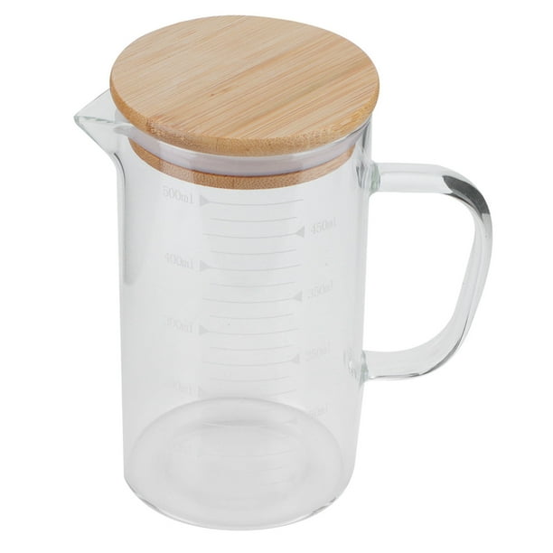 Water Bottle,Borosilicate Glass Measuring Cup Dringking Supplies Fruit ...