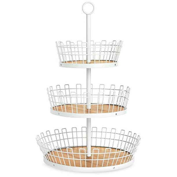 Martha Stewart Collection 3-Tiered Gray Basket, Created for Macys ...
