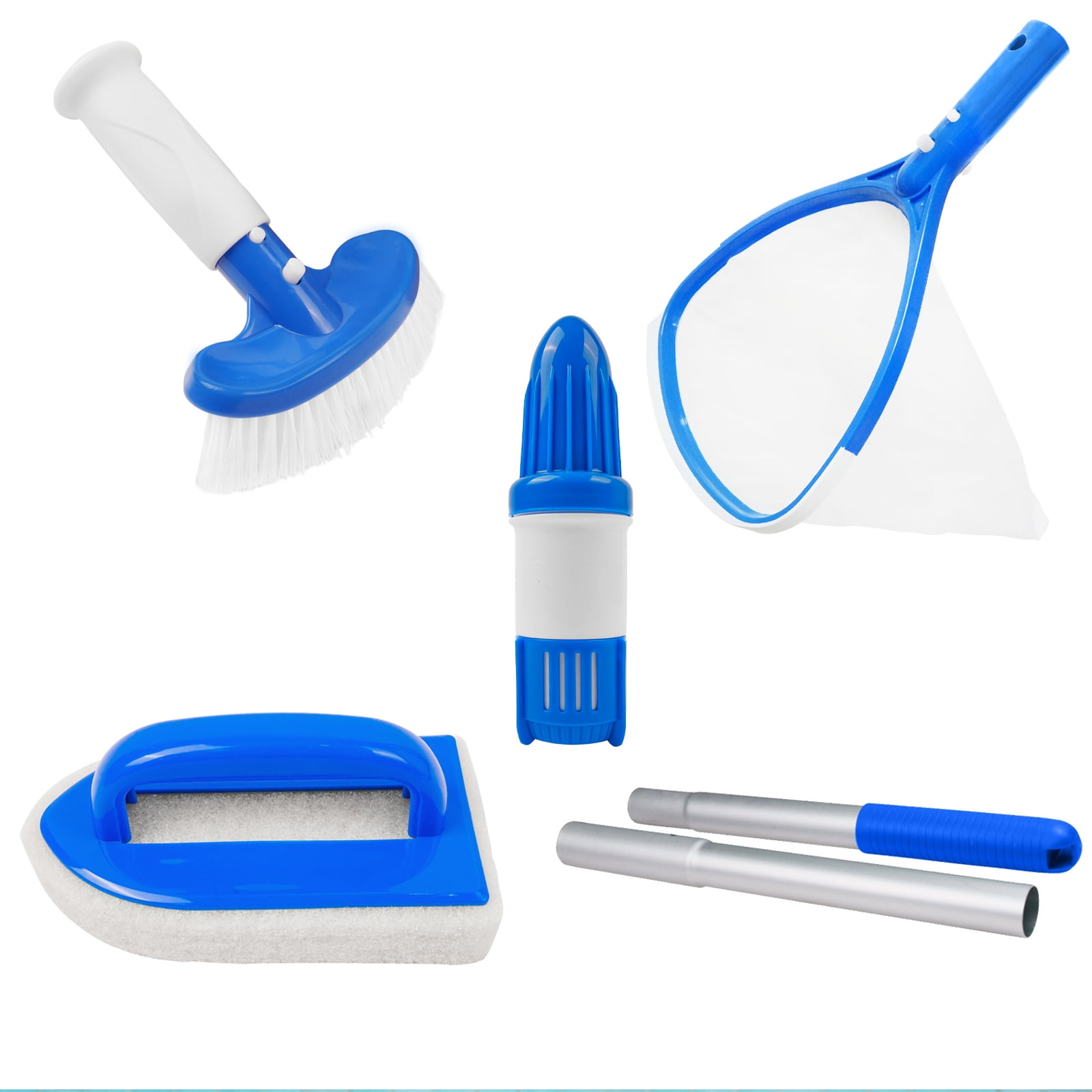 5 Pcs Pool Maintance Kit,SPA & Hot Tub Cleaning Kit Pool, Leaf Rake ...