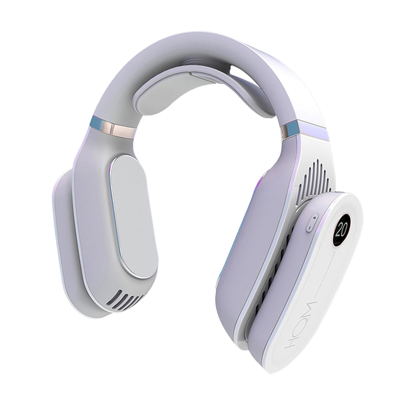 Portable Hanging Cooling Heater Air Conditioner Wearable Neck Speeds ...