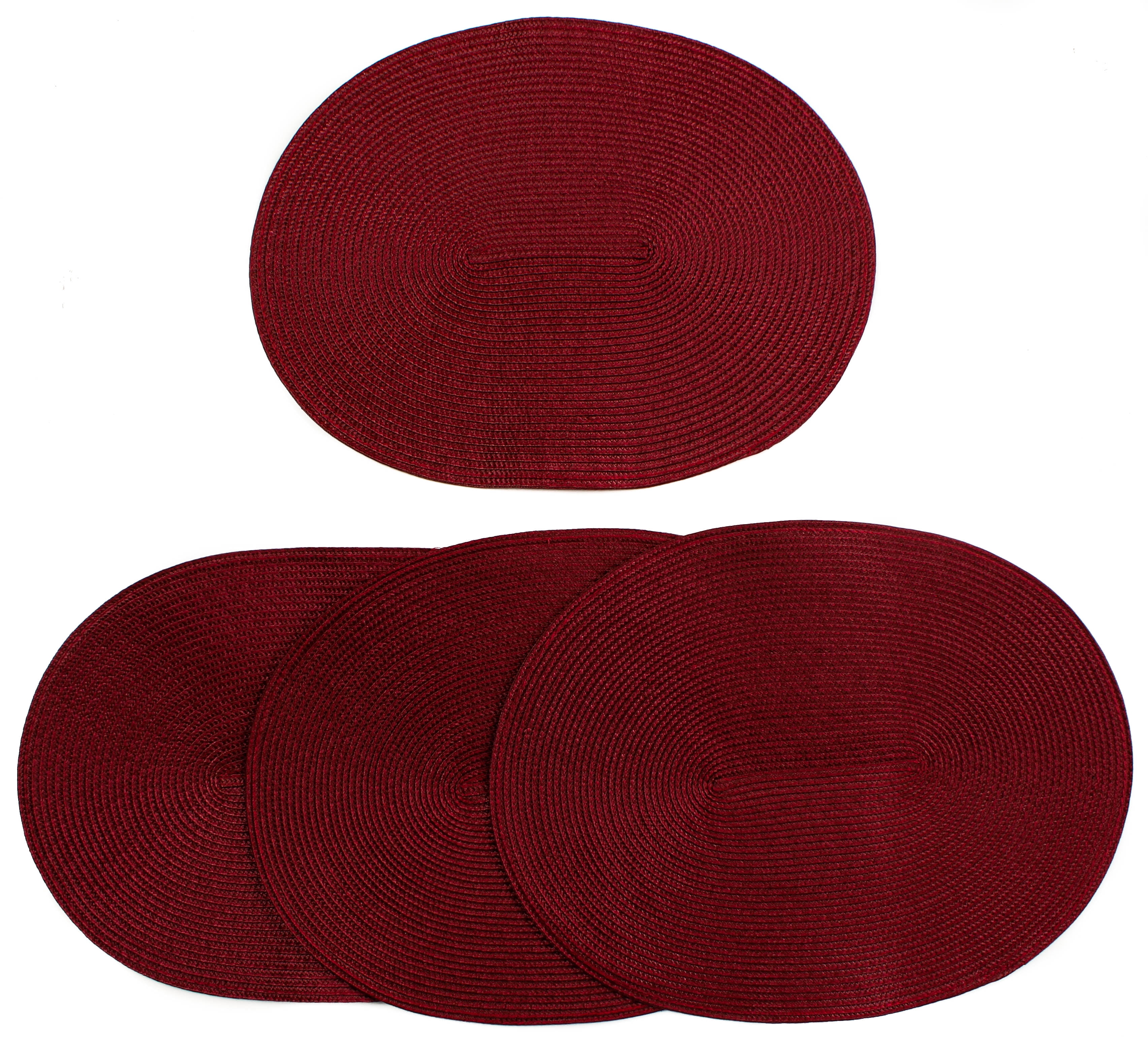 Venice Collections London Woven Spiral Table Placemats 16.9 X 13 Inches ...