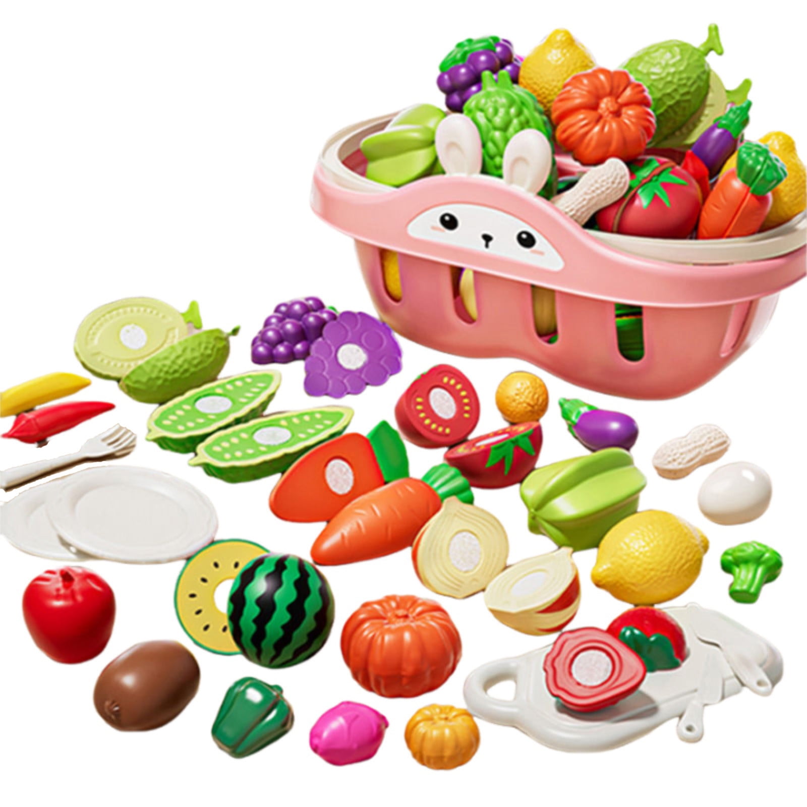Click here for Rbaofujie 29 Pcs Cutting Play Food Set For Kid Kit... prices