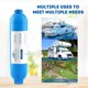 GLACIER FRESH Outdoor RV Inline Water Filter for 40043 with 2 Flexible ...