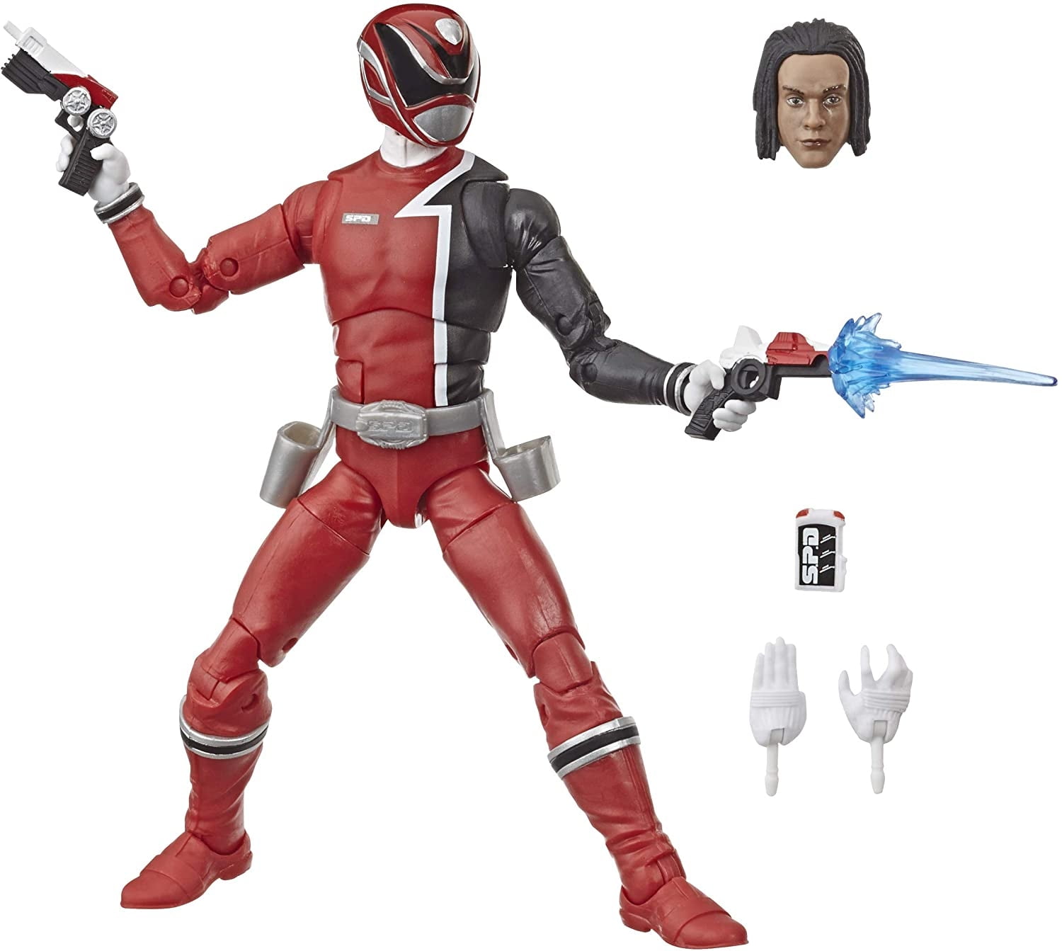 Power Rangers Lightning Collection 6 pulgadas S.P.D. Red Ran Power ...