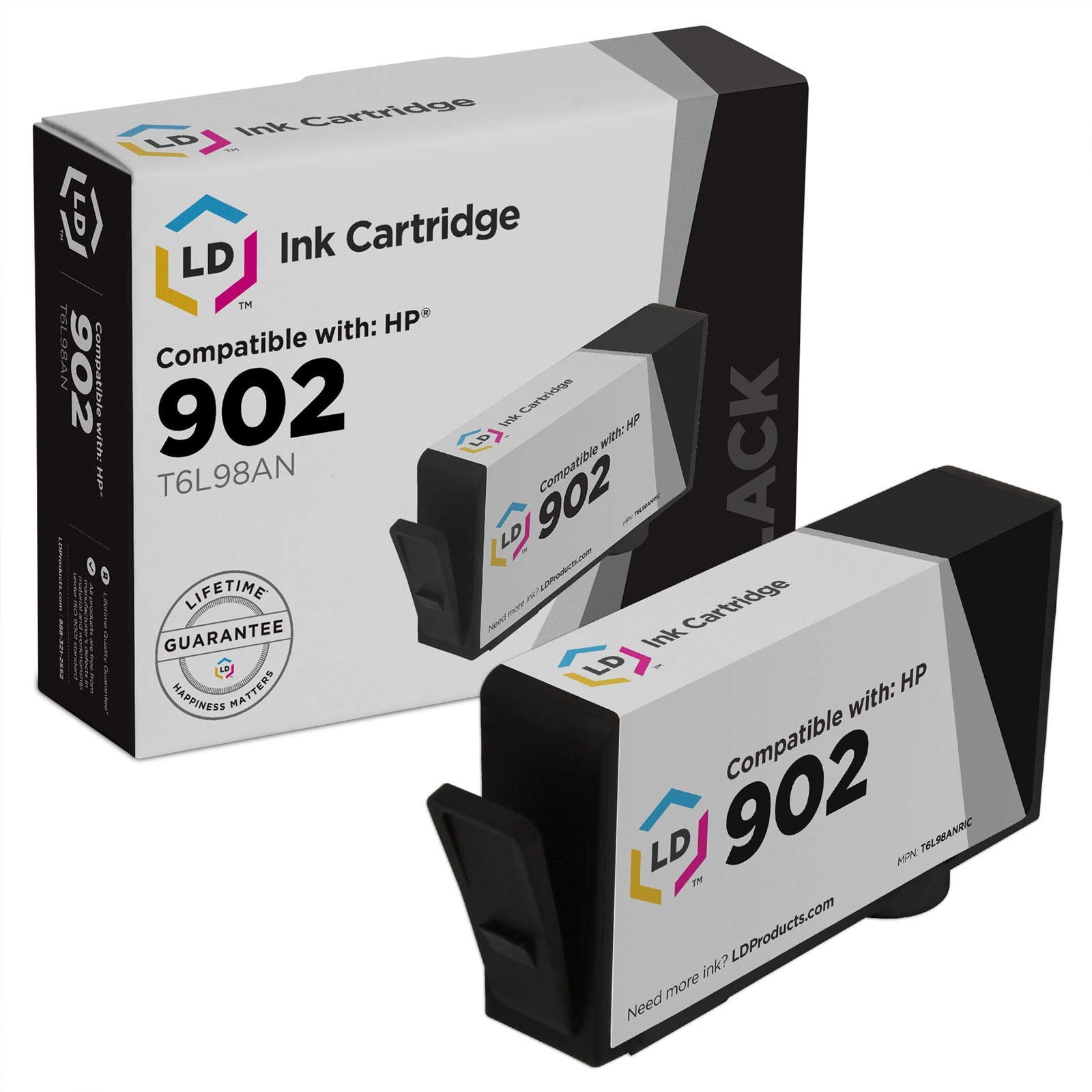 LD Products Compatible Ink Cartridge Replacement for HP 902 Ink T6L98AN ...