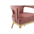 Chic Home Danu Velvet Upholstered Swoop Arm Accent Chair - Walmart.com