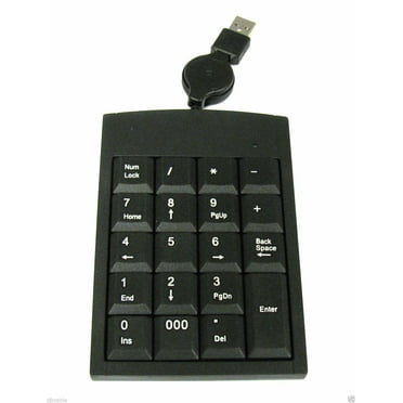Wireless Number Pad, TSV Numeric Keypad Numpad, 18 Keys Financial ...