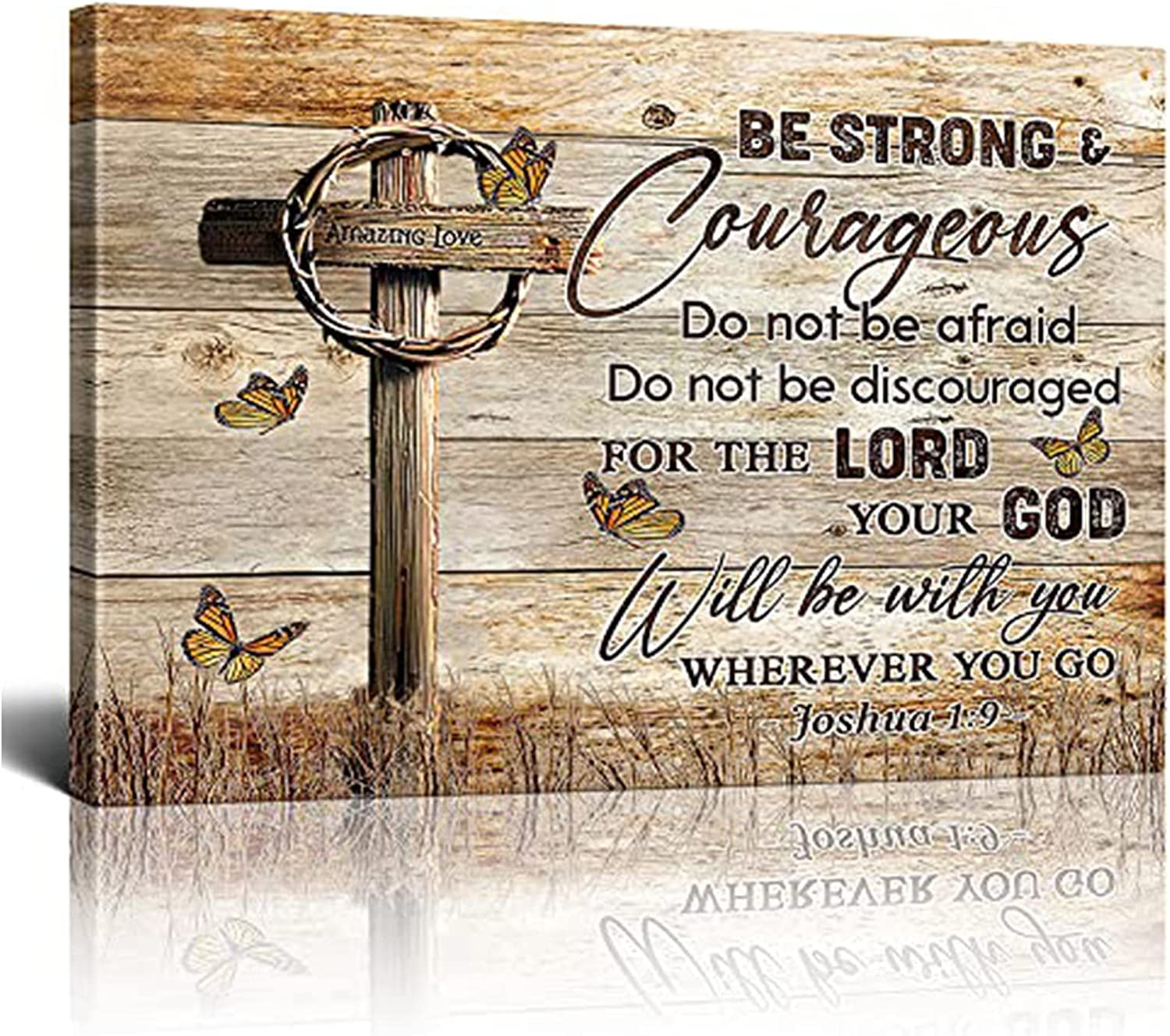 Christian Canvas Wall Art Bible Verse Wall Art Christian Wall Art ...