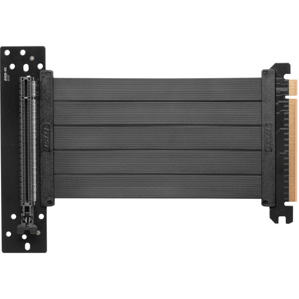 MPG PCI-E 4.0 X16 RISER CABLE with a 90-degree Adapter - Walmart.com