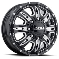 17" Black With Natural Accents Hunter Dually 003 Wheel by Ultra Wheel ...