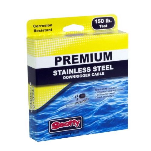 Premium Stainless Steel Downrigger Cable - Walmart.com - Walmart.com