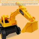 TIFOR Construction Machines Truck Toys, Backhoe and Excavator Vehicles ...