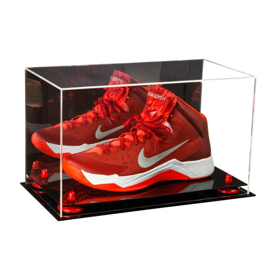 Deluxe Acrylic Large Shoe Display Case for Basketball Shoe Soccer Cleat ...