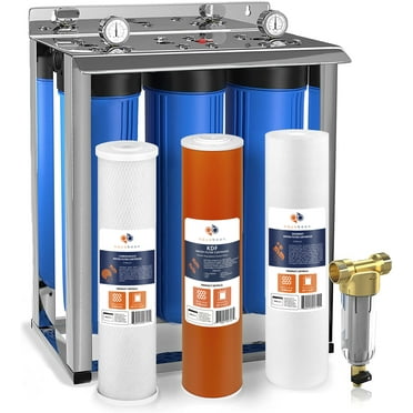 Well Water Whole House Sediment & Rust Complete Filtration System with ...