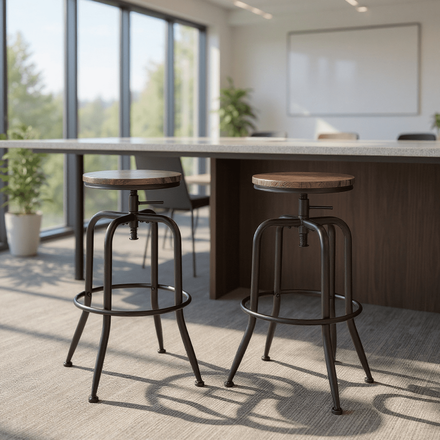 Click here for Homy Casa Set Of 2 Las Vegas Urban Loft Wood Metal... prices