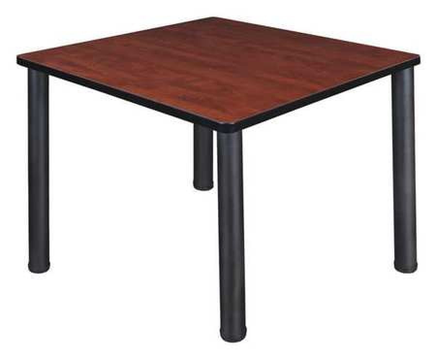 Regency 36" Square Table with Black Post Legs - Walmart.com