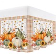 Hello Fall Pumpkin Bed Skirt Bed Skirts King Size 18 Inch Drop, Rustic ...