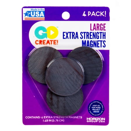 Go Create Large Extra Strength Magnets, 4 Magnets Total – Walmart ...