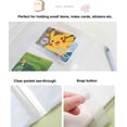 3x5 Index Cards Clear Plastic Holder Organizer Pouches Book Binder 40 ...