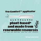 ob. Organic Plant-Based Applicator Tampons, Unscented, Super, 18 Ct HSA ...