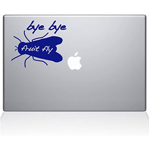 The Decal Guru Bye Bye Fruit Fly MacBook Decal Vinyl Sticker - 15 ...