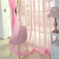 Farfi 1Pc Home Voile Pure Color Window Curtain Tulle Panel Sheer Scarf ...