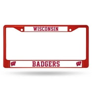 Wisconsin Badgers #1 Fan Metal License Plate - Walmart.com
