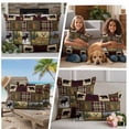 Boho Bear Deer Outdoor Waterproof Throw Pillow Covers Set of 2, 20"x20 ...