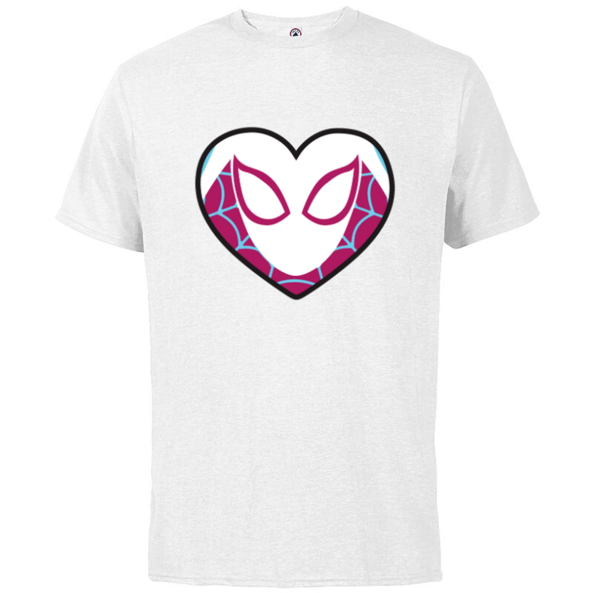 Marvel Spider-Man Ghost Spider Spider-Gwen Heart Mask Logo - Short ...