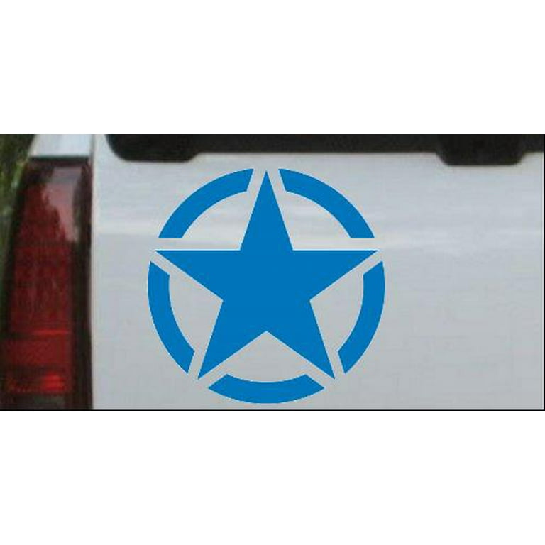 Military Star Stickers