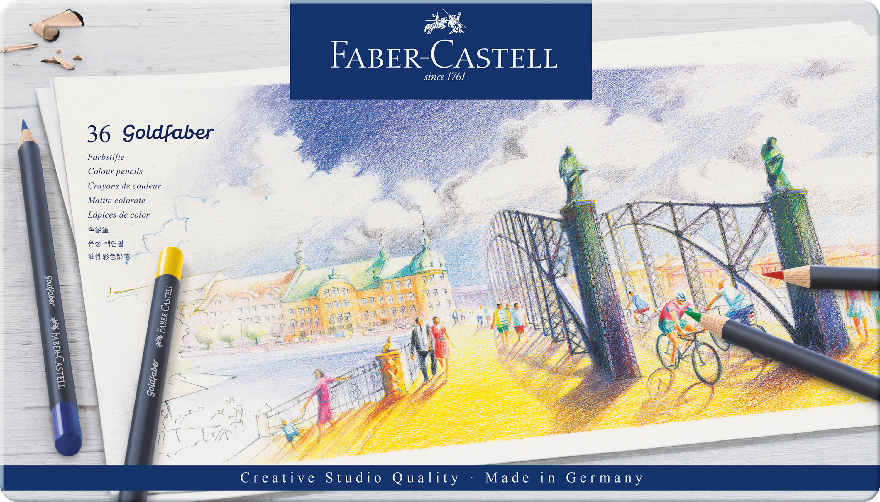 Faber-Castell Goldfaber Colored Pencils – 36 Vibrant Colors - Walmart ...