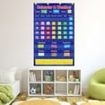 Kids' Calendar & Weather Pocket Chart, Classroom Teaching Tool, Large ...