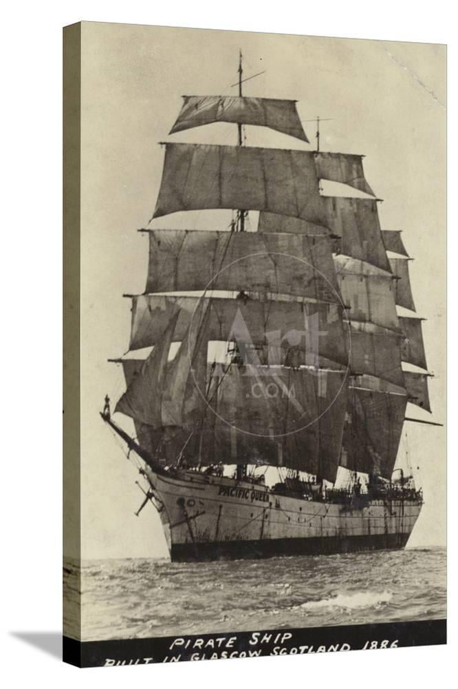 Pirate Ship, Built in Glasgow, Scotland, 1886, World Culture Stretched ...