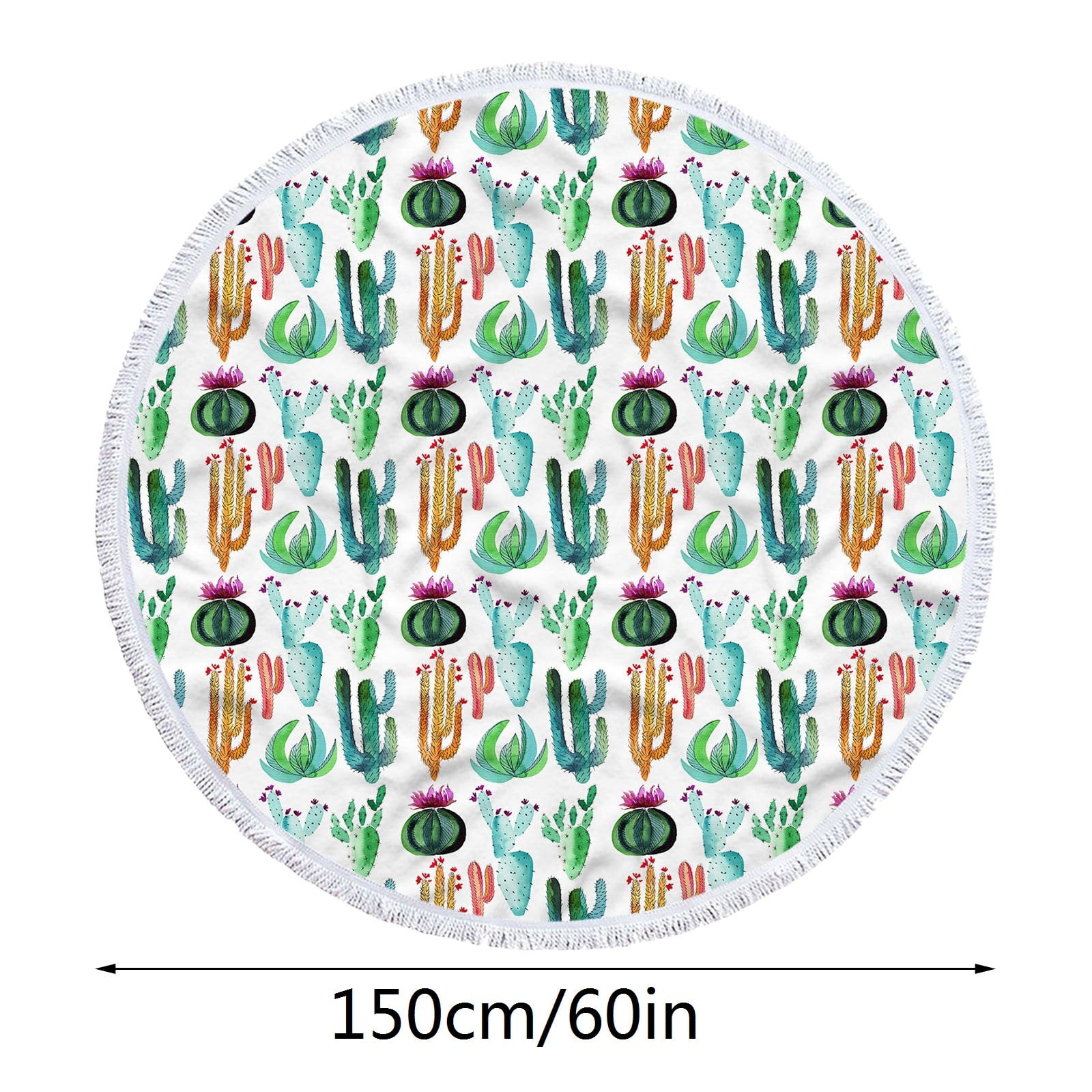 Click here for Purekki Sand Free Beach Towel Cactus Beach Towel O... prices