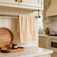 Beige Gold Edge Kitchen Towels Pure Cotton Absorbent Quick Dry Dish ...