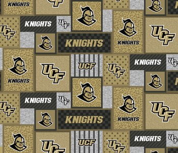 University Of Central Florida Knights Fleece Fabric 58" By The Yard ...