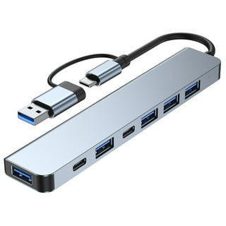 onn. AC Powered USB 3.0 Hub with 4 USB Ports - Walmart.com