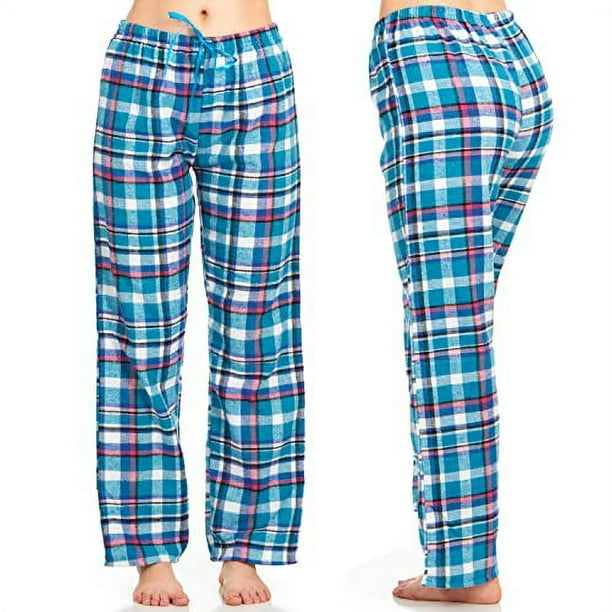 Womens Flannel Pajama Pants Long Novelty Cotton Pj Bottoms