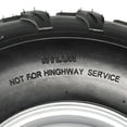 2pcs 19x7.00-8 19x7-8 Tires with Rims 4 Bolt 110mm Pattern 8 inch Go ...