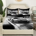 Race Sports Car Bed for Kids Boys Racing Car Fitted Sheet Extreme Speed ...
