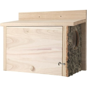 JCs Wildlife Outdoor Material Plywood Squirrel Nesting House Box ...