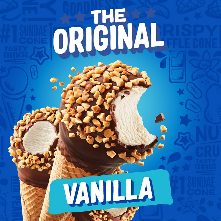 Drumstick Original Vanilla Sundae Ice Cream Cones Dessert