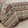 ESCA 3-Piece DALMAR Aztec Rustic Southwestern Reversible Quilt Set with ...