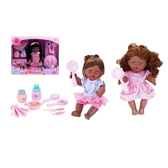 DDI 2339856 Coco Baby Dark Skin Baby Doll with Accessories - Battery ...